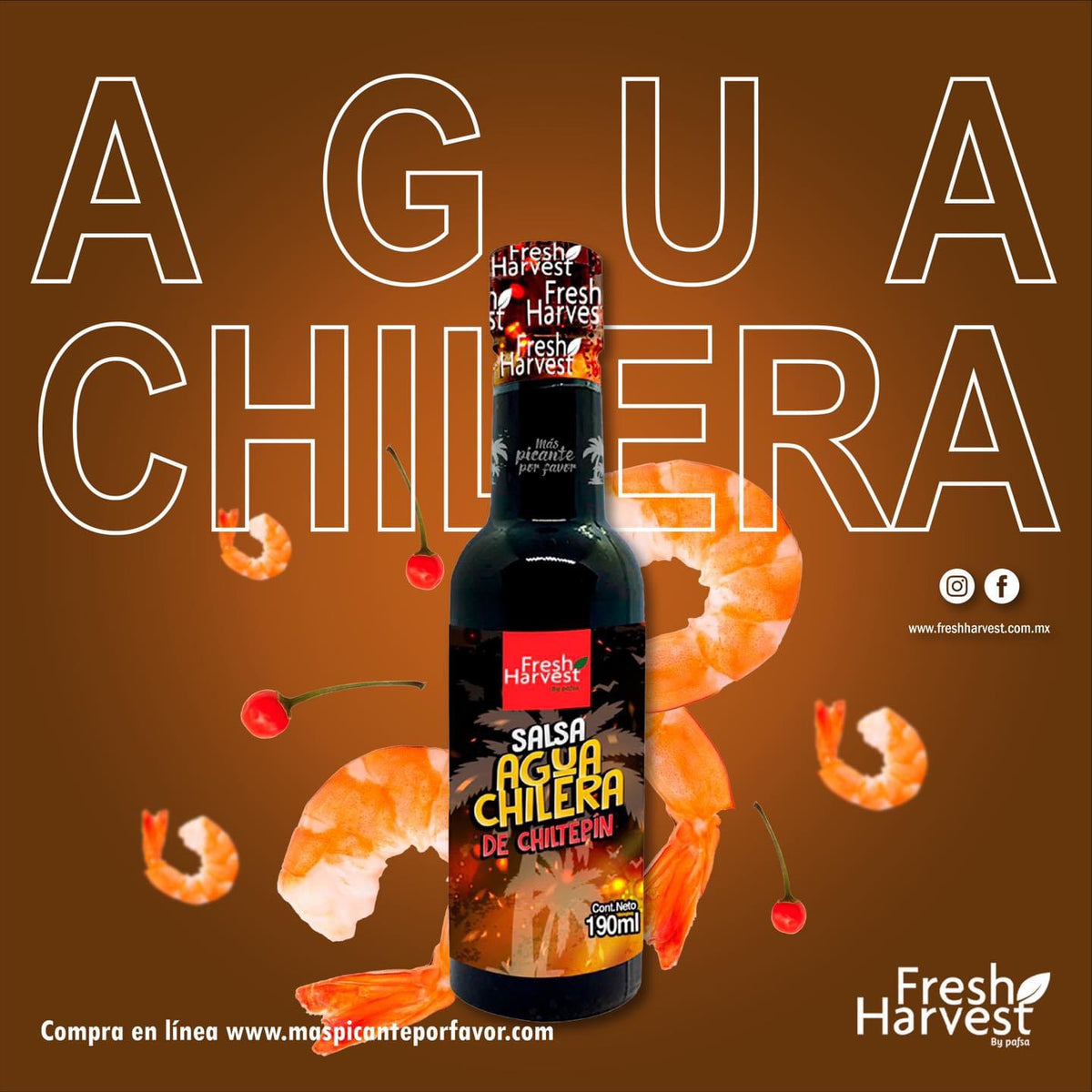 Salsa Aguachilera Fresh harvest 190ml – Fresh Harvest by pafsa